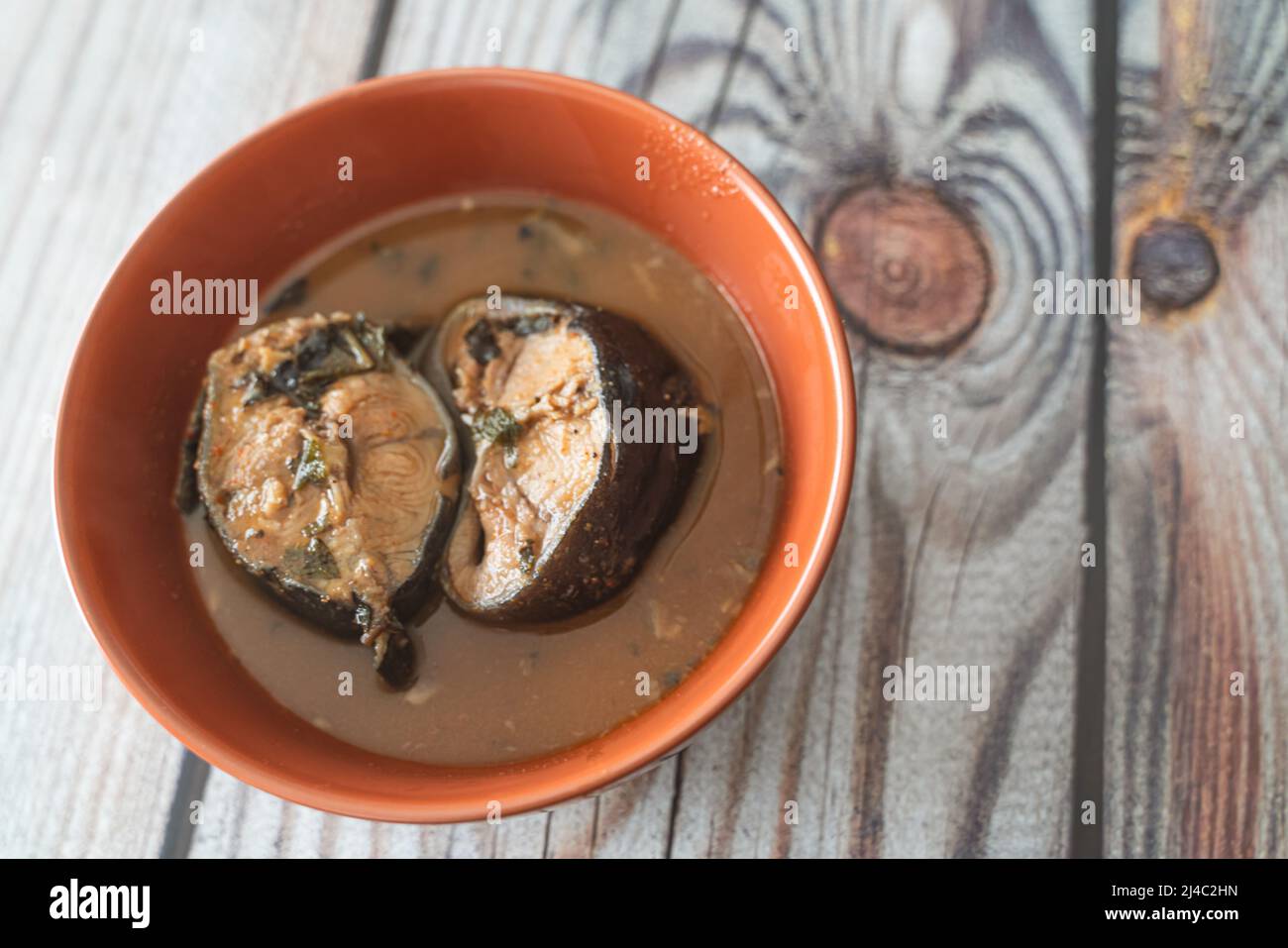 Nigerian fresh fish Peppersoup ready to eat Stock Photo - Alamy