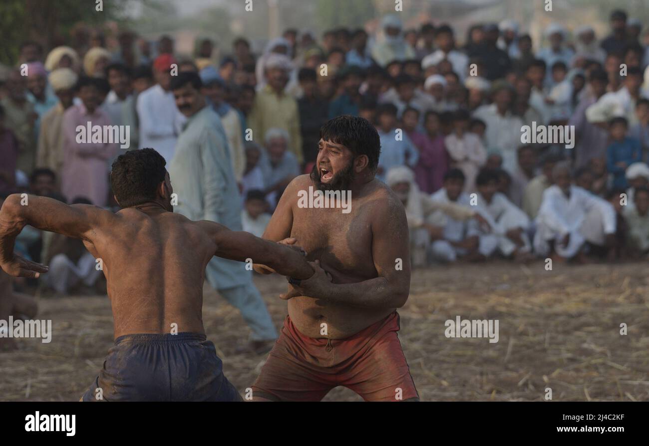 April 8, 2022, Jandraka, Punjab, Pakistan: Pakistani traditional ...