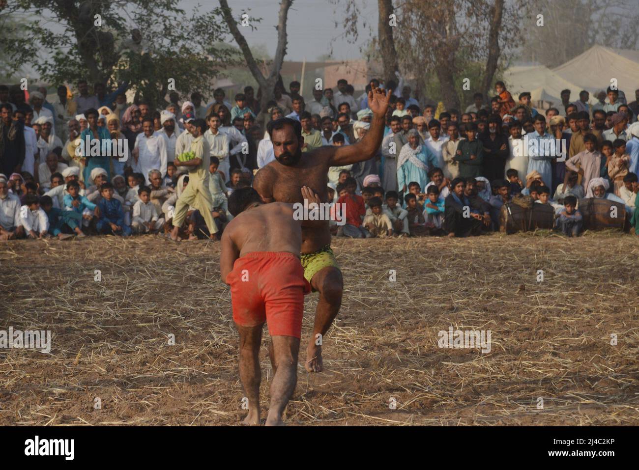 April 8, 2022, Jandraka, Punjab, Pakistan: Pakistani traditional ...