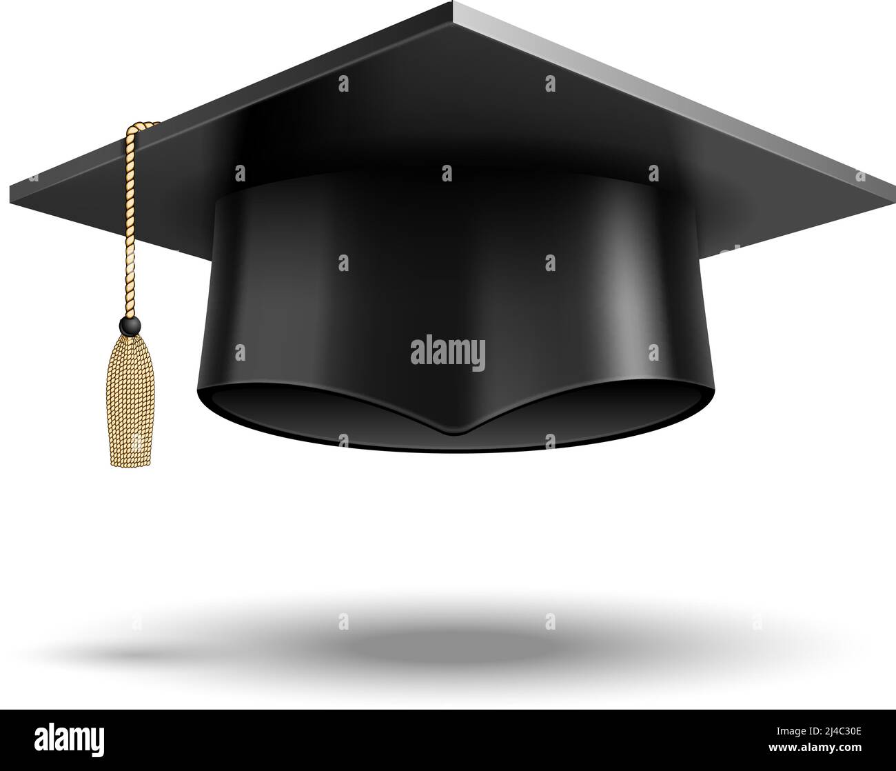 Vector Student hat isolated on white background Stock Vector Image ...