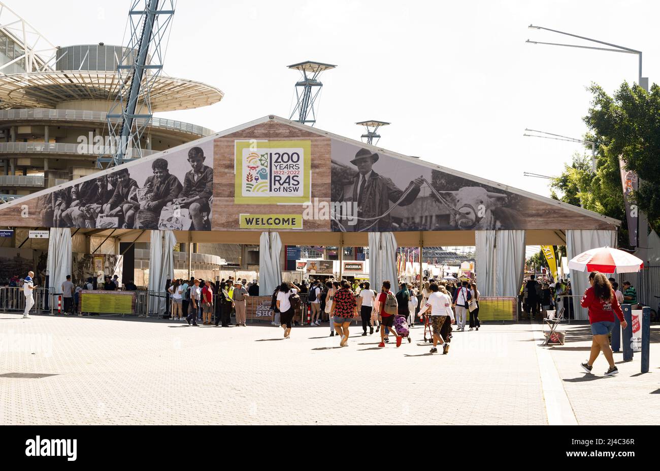 Entrance to Sydney Royal Easter Show 2022 Stock Photo - Alamy