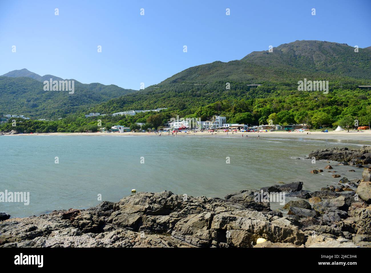 View of the Upper Cheung Sha Beach, Lantau Island, Hong Kong Stock ...