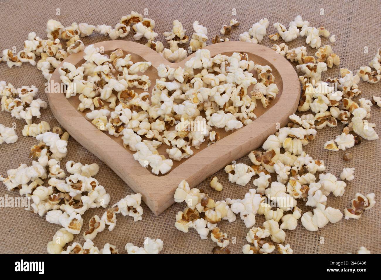 Popcorn movie heart hi-res stock photography and images - Alamy