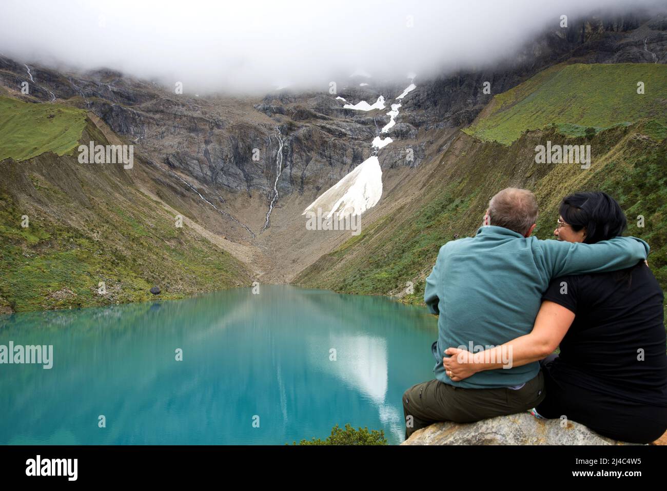 Humantay Lake Cusco Region peru Stock Photo - Alamy