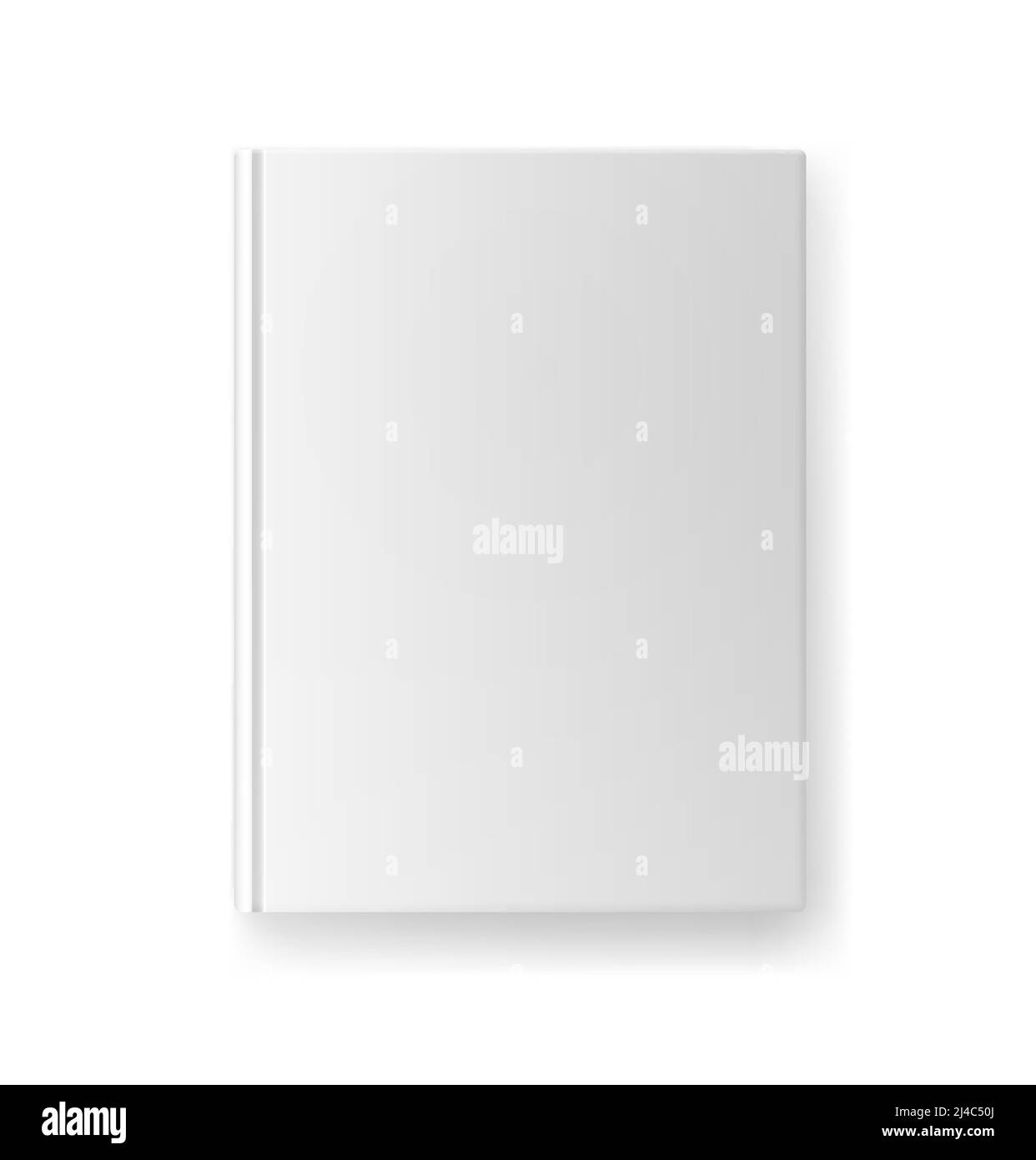 vector blank book cover design or branding template Stock Vector Image ...