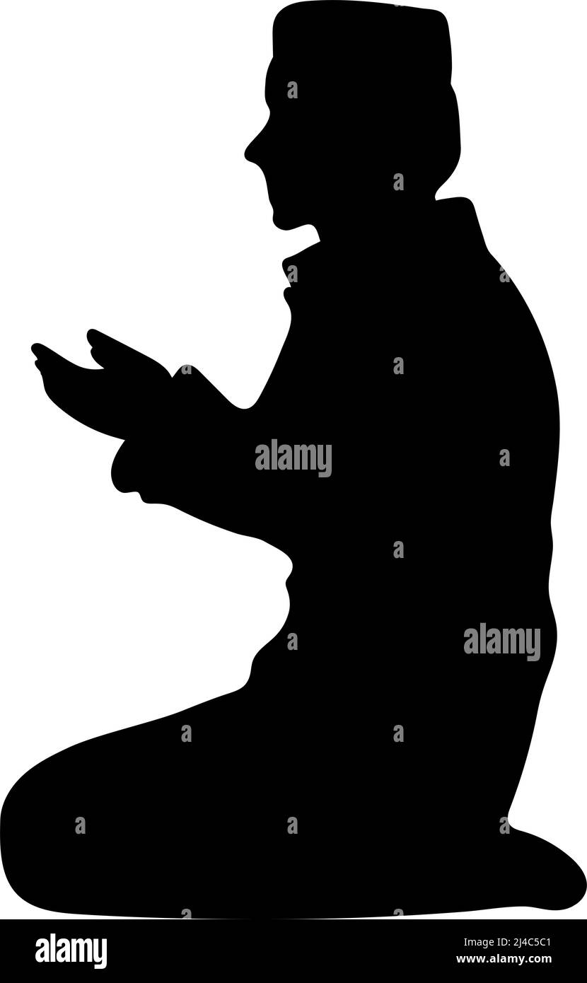 silhouette arab man Stock Vector Image & Art - Alamy