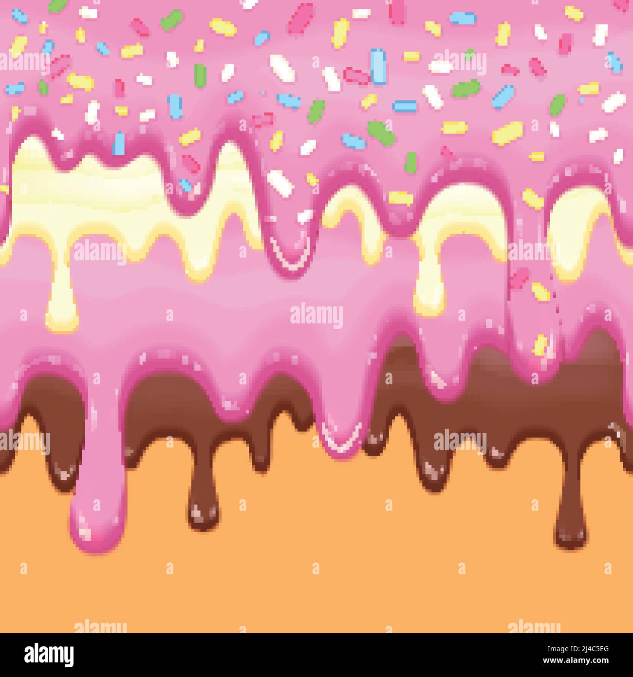 Abstract vector background with donut dripping glaze. Confectionery ... Abstract vector background with donut dripping glaze. Confectionery ...