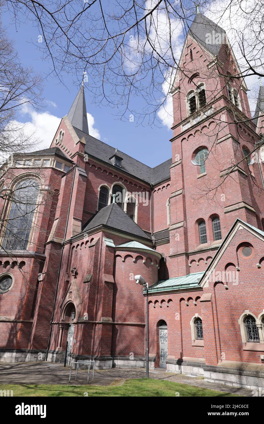 Blick in die Altstadt von Neheim, einem Stadtteil der Stadt Arnsberg im ...