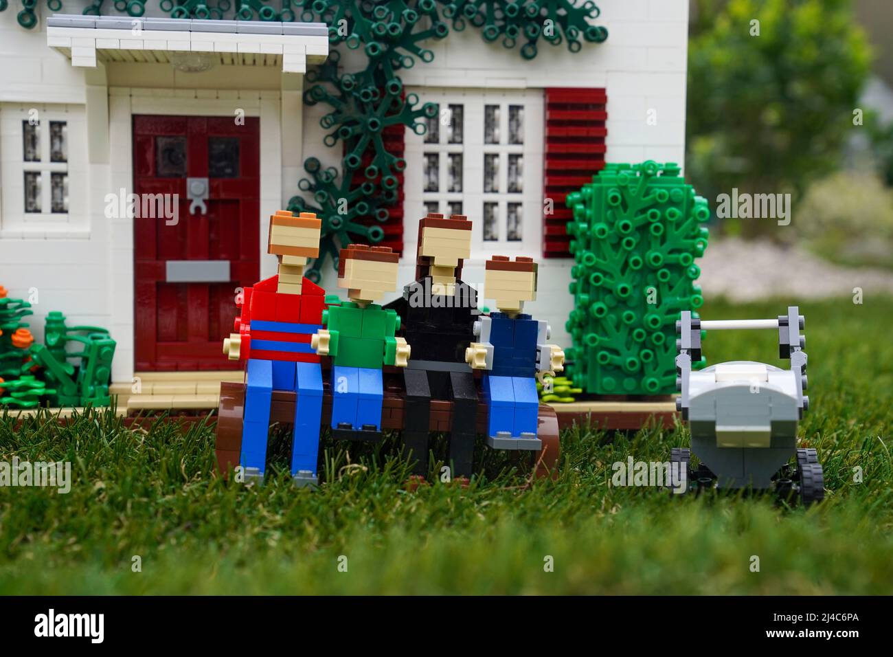 The Molloy family home is immortalised in Lego bricks to celebrate the ...