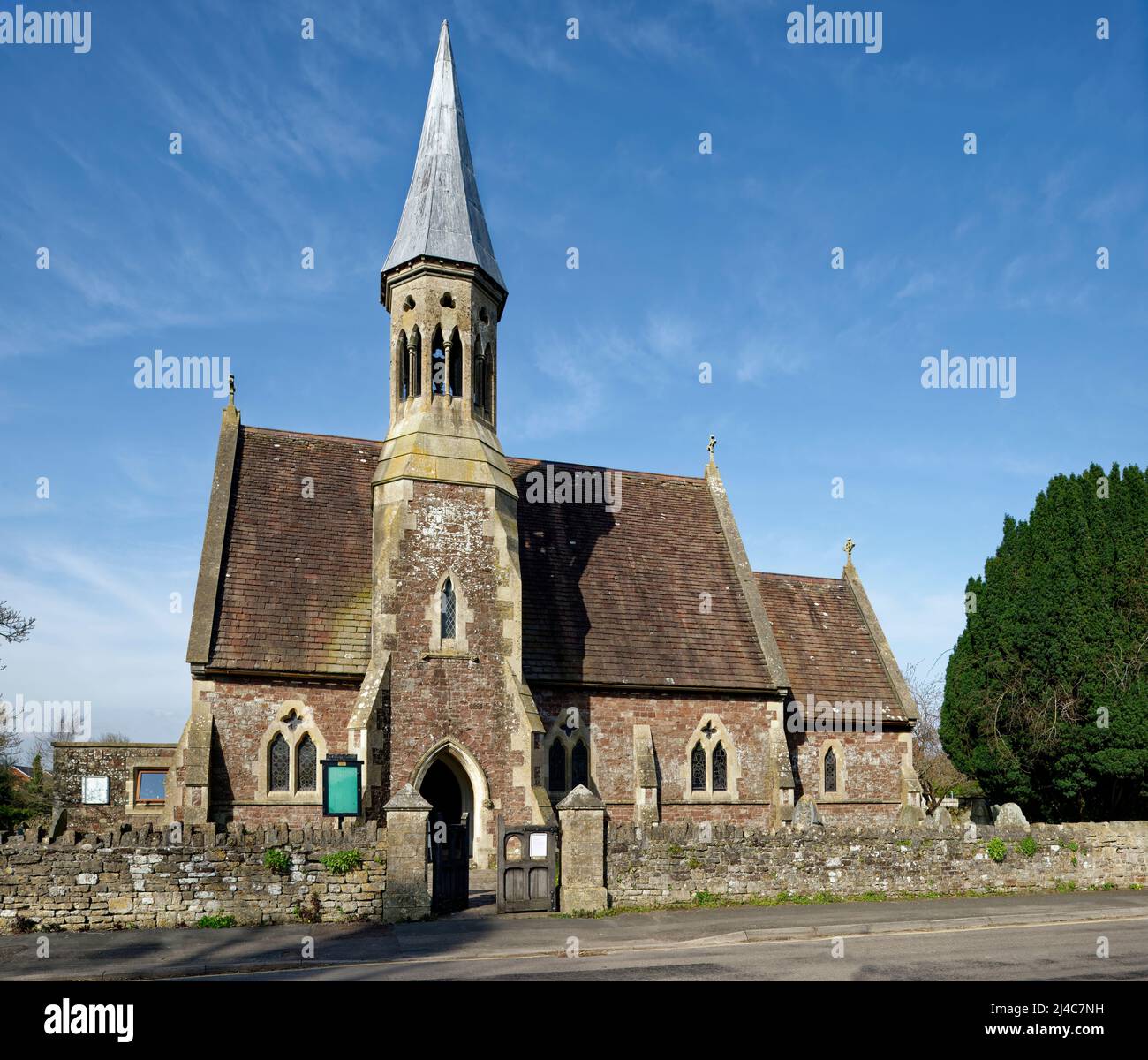 St Georges Church, Falfield, Gloucestershire. 19th century grade II ...