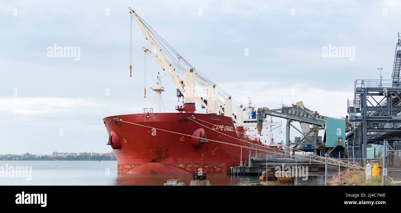 A panoramic image of UK registered bulk cargo carrier, Cape Cross ...