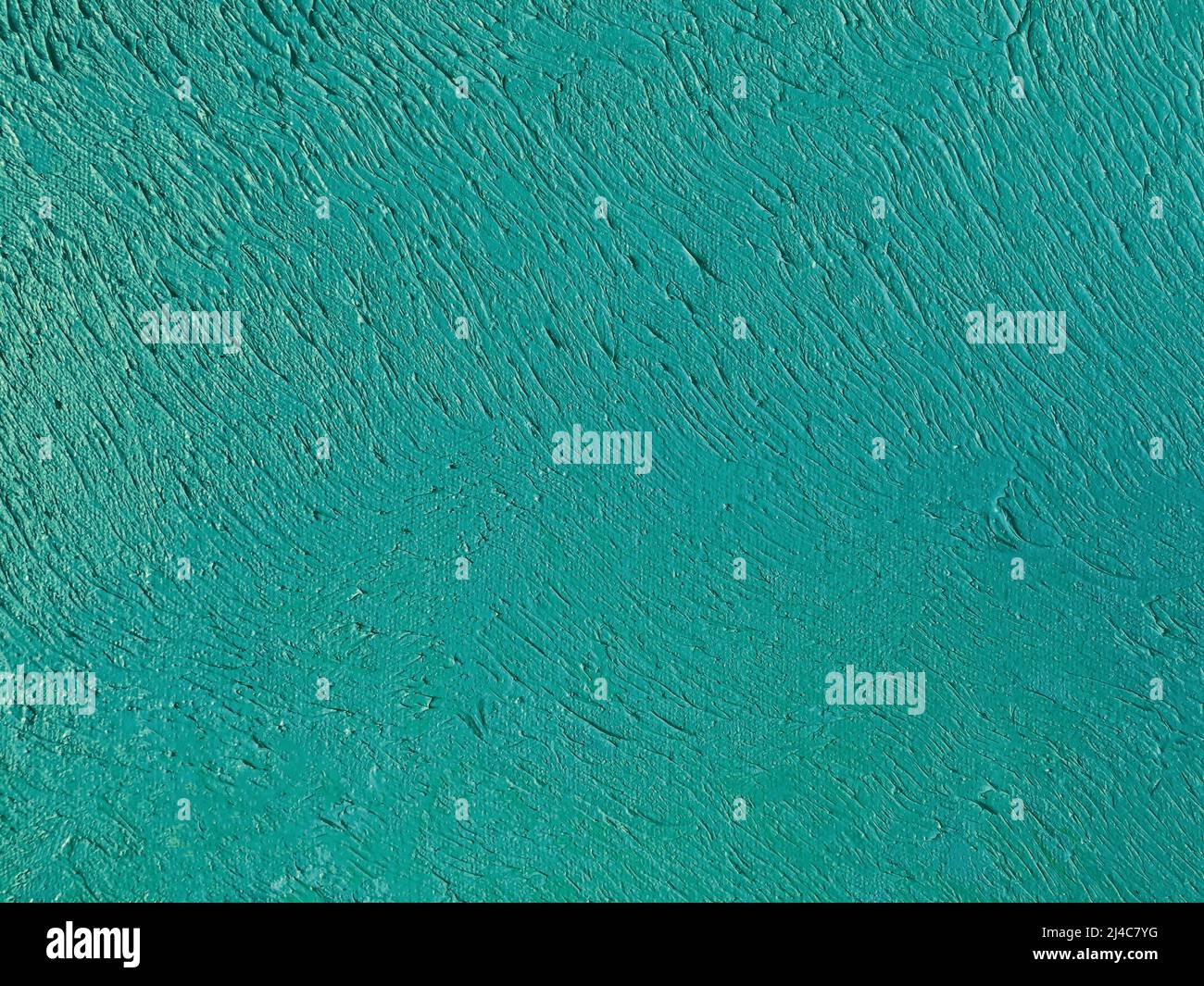 Abstract art background dark cyan colors. Watercolor painting on canvas ...