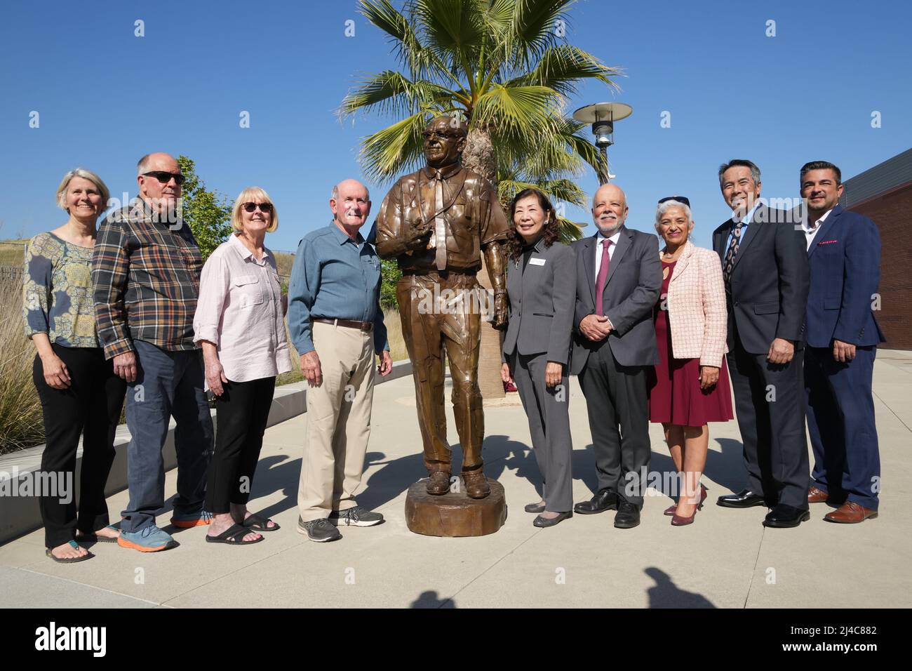 Mt. San Antonio College Board of Trustee members Gary Chow, Laura ...