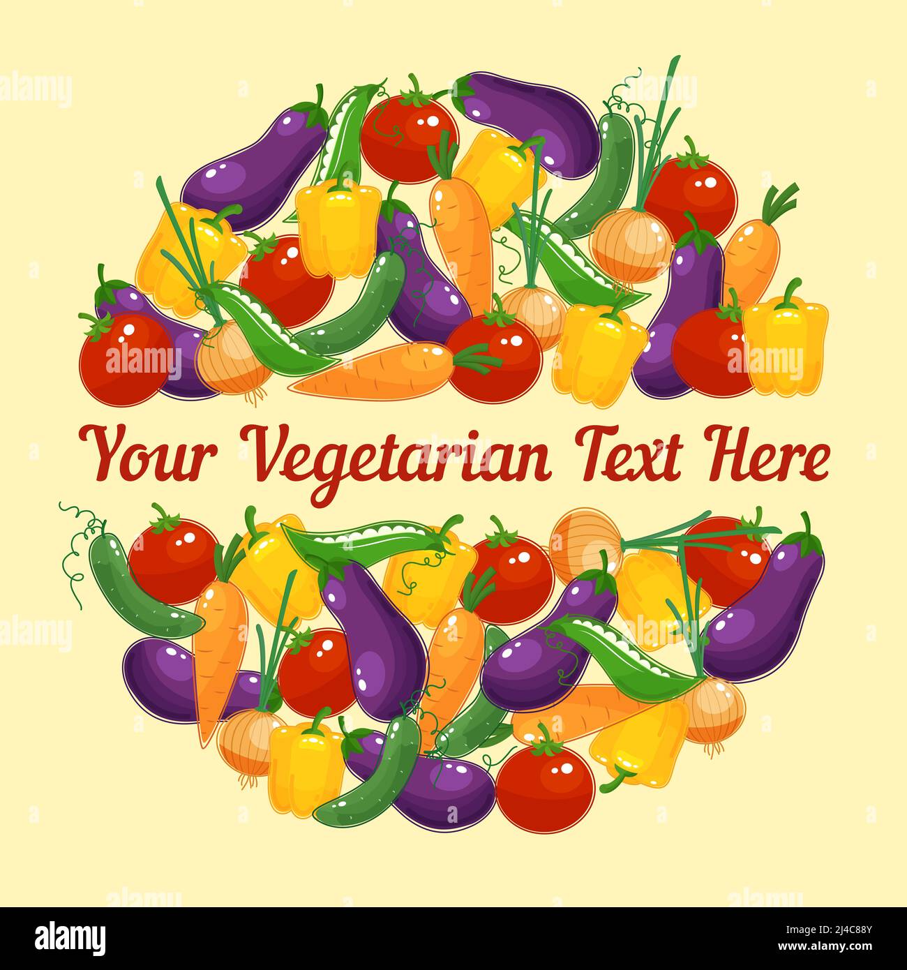Card fresh produce Stock Vector Images - Alamy