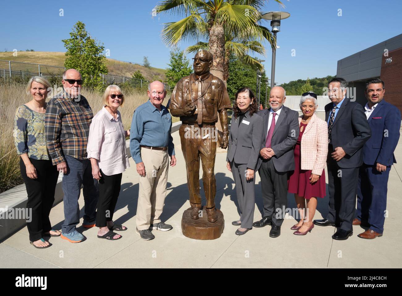 Mt. San Antonio College Board of Trustee members Gary Chow, Laura ...