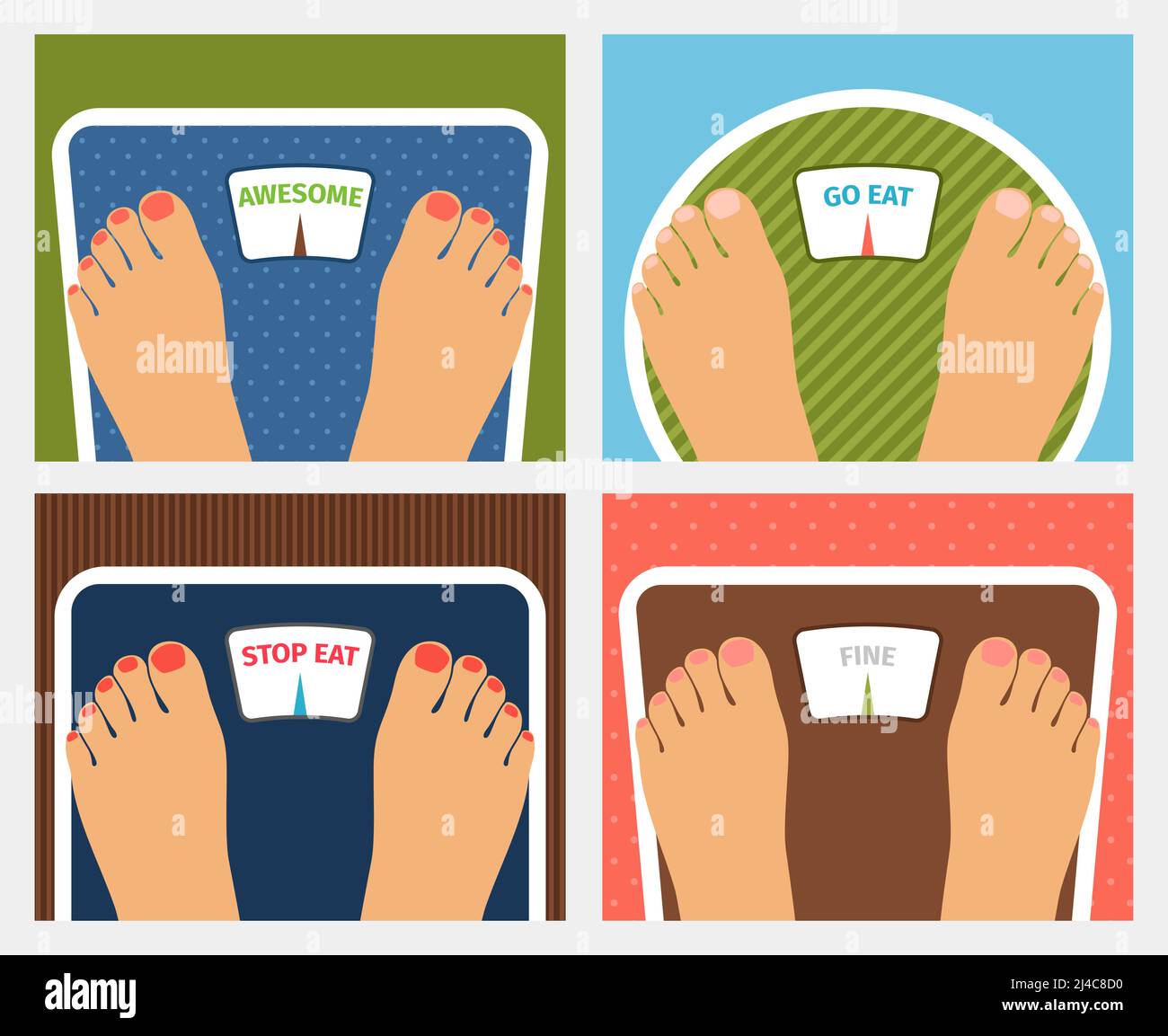 Vector weight control. Awesome and go or stop eat and fine, dieting and ...