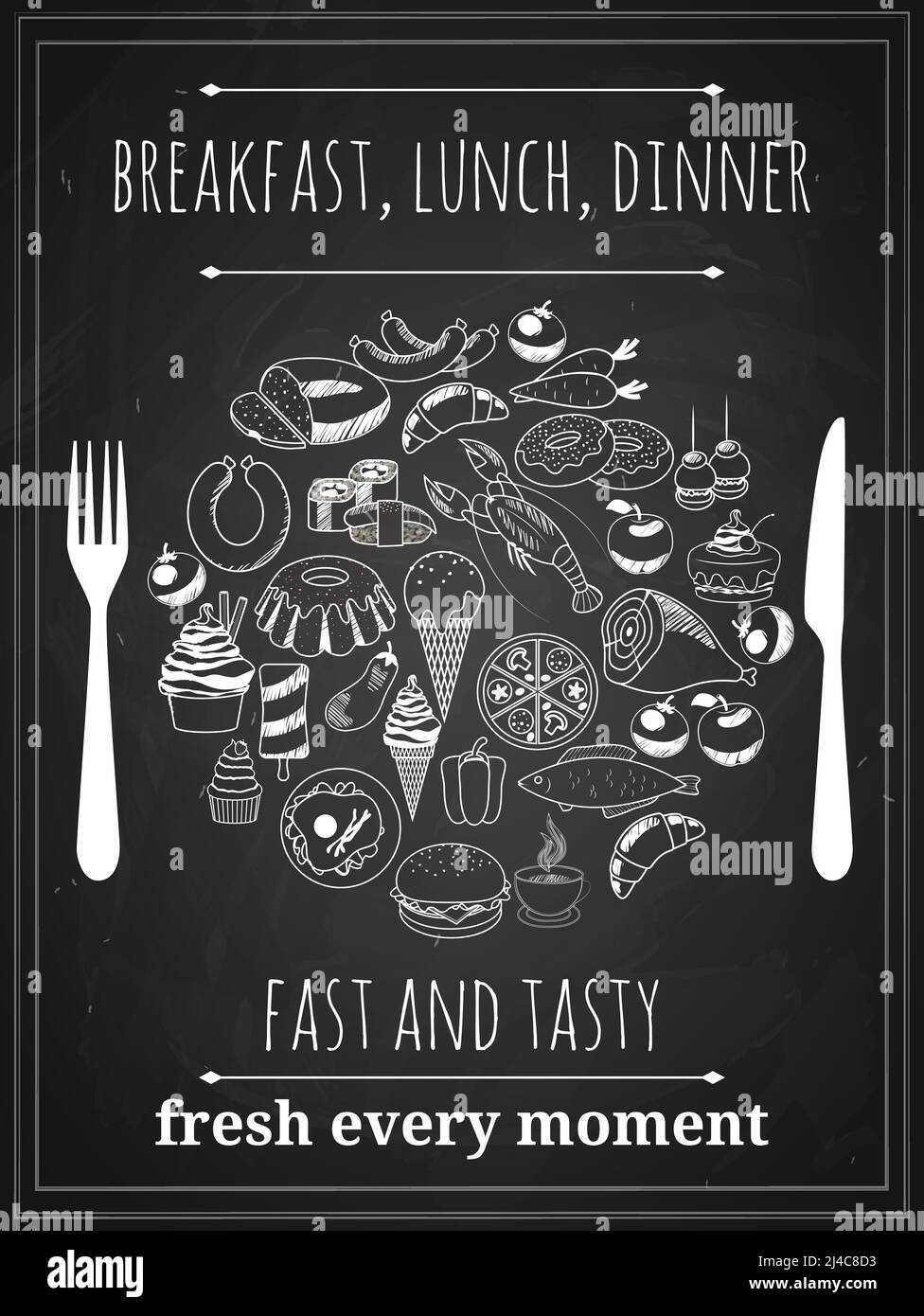 Vintage Breakfast Vector