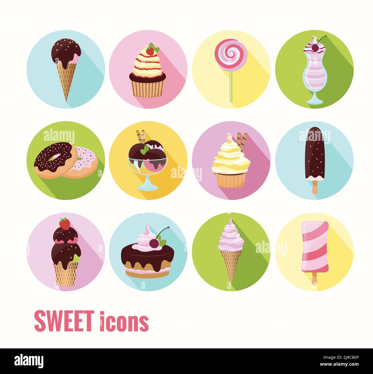 Ice cream sundae clipart hi-res stock photography and images - Alamy