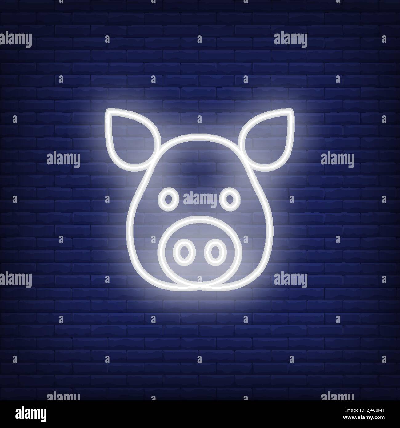 Cartoon pig bbq hi-res stock photography and images - Alamy