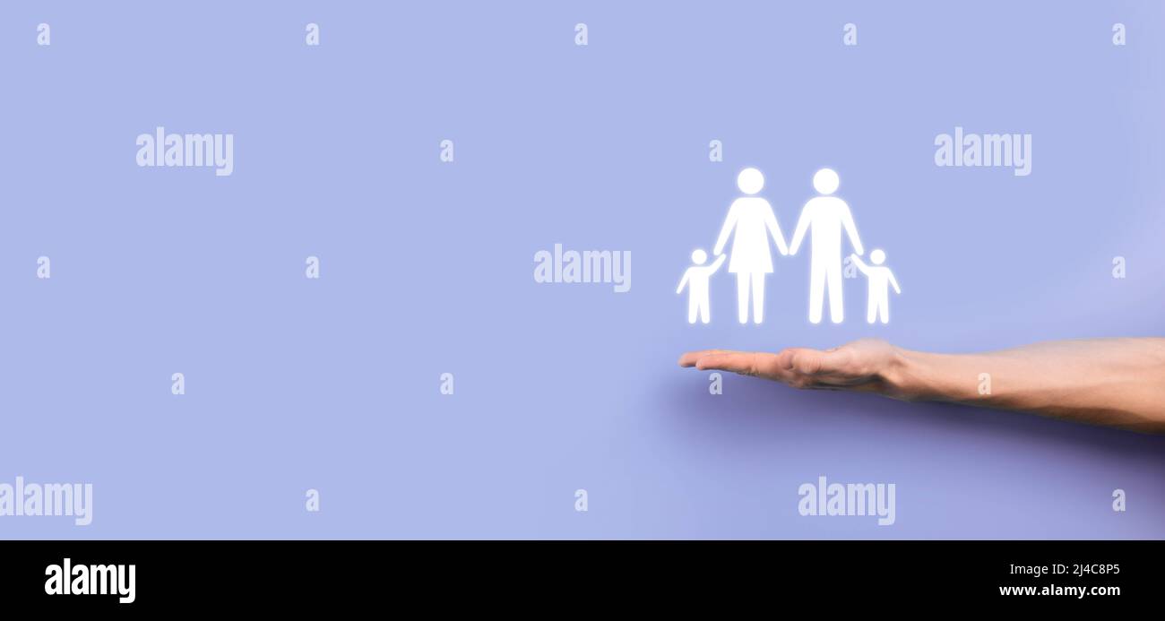 Happy family icon hi-res stock photography and images - Alamy