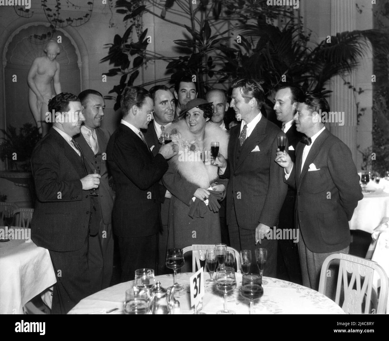 Luncheon at the Cafe Victor Hugo celebrating the opening of Mrs PAT O ...
