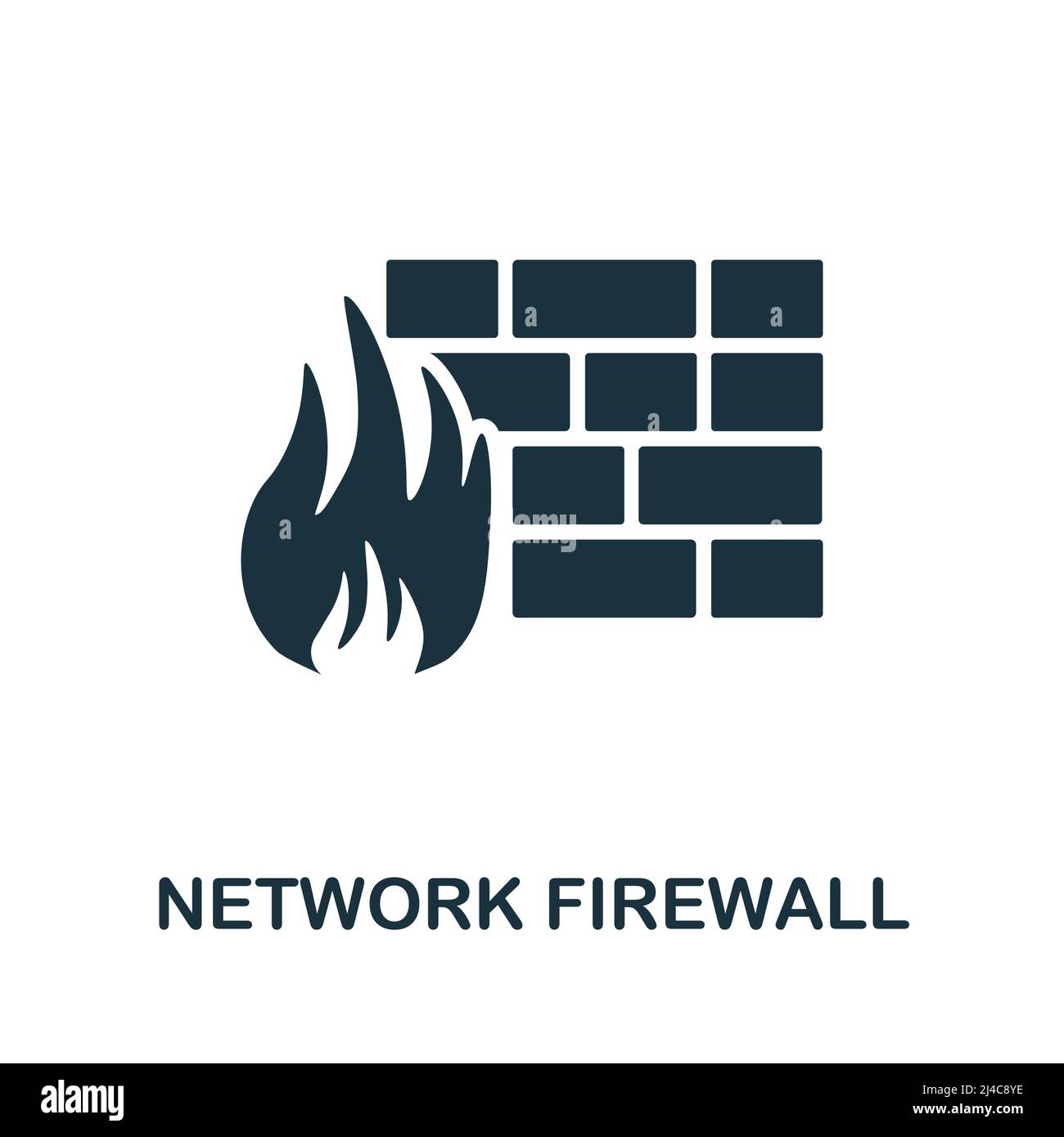 Simbolo De Firewall De Internet