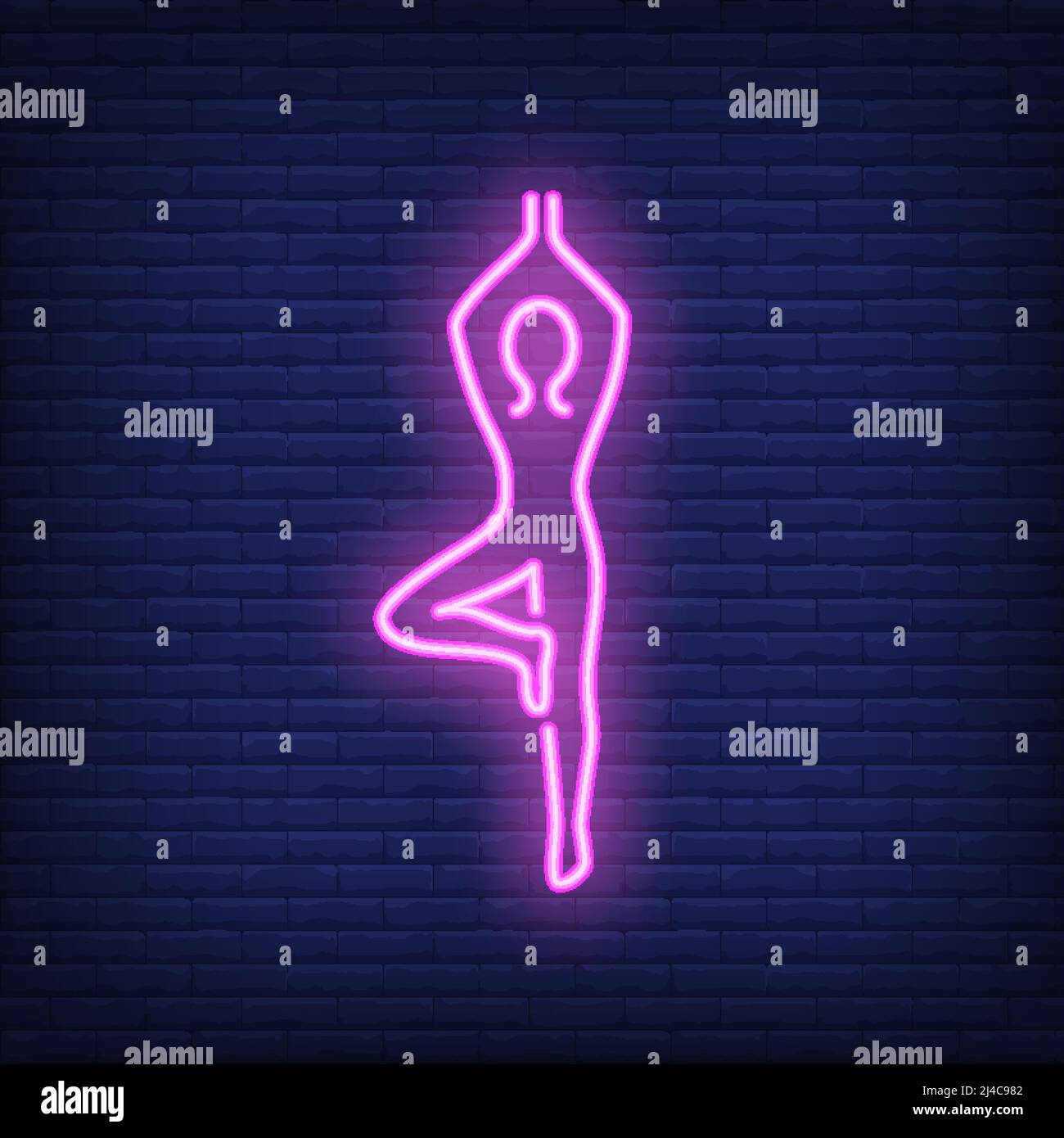 Yoga promotion Stock Vector Images - Alamy