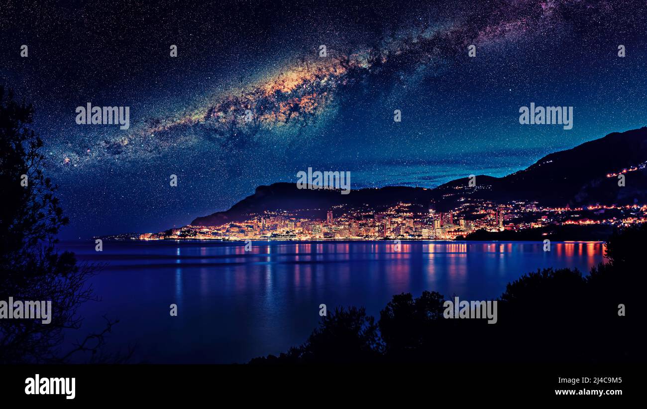 Night riviera hi-res stock photography and images - Alamy