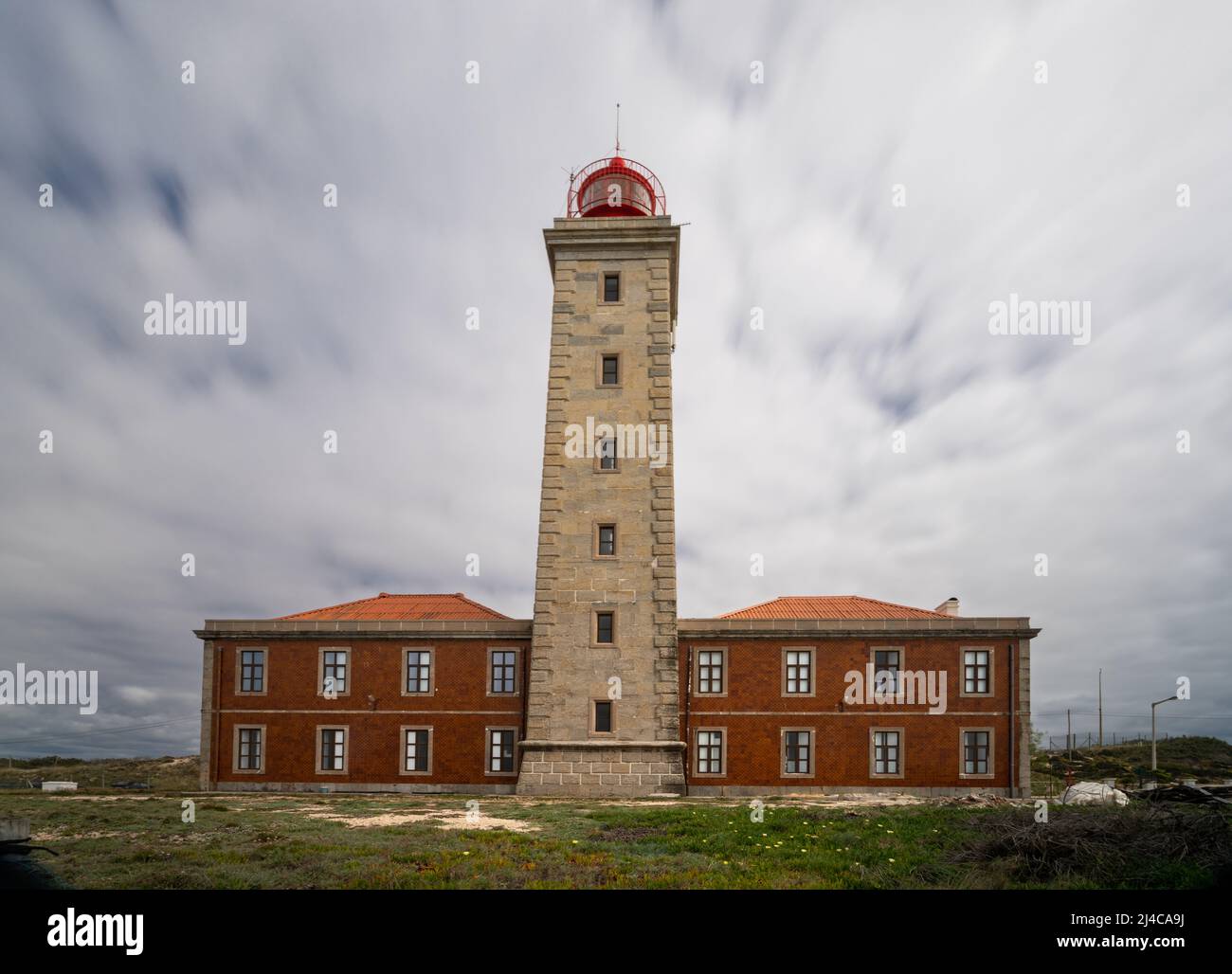Sao Pedro de Moel, Portugal - 7 April, 2022: view of the Penedo de ...