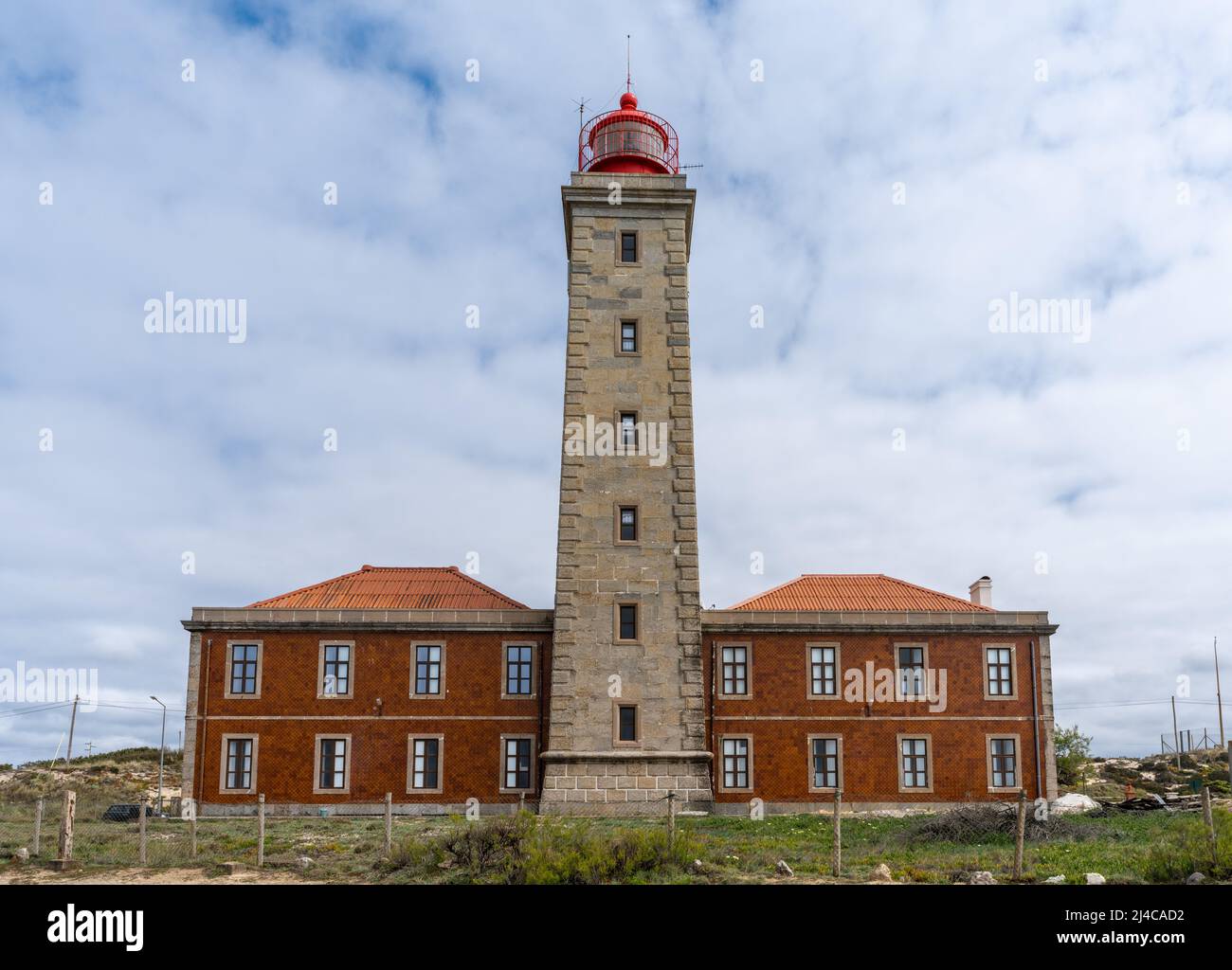 Sao Pedro de Moel, Portugal - 7 April, 2022: view of the Penedo de ...