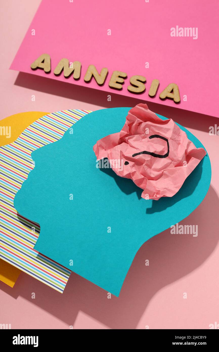 Concept of problems with memory, amnesia disease Stock Photo - Alamy