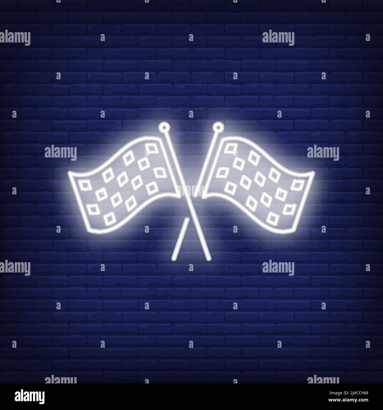 Crossed checkered flags hi-res stock photography and images - Alamy