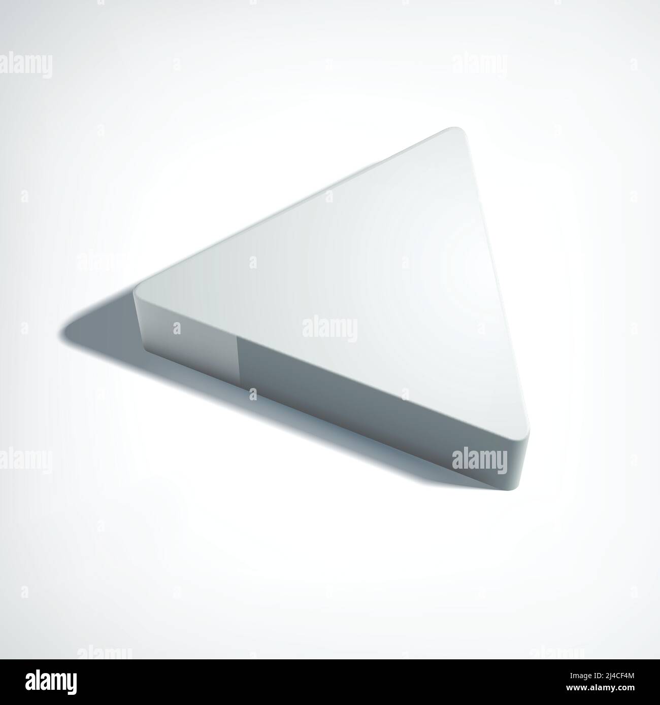 Abstract web design concept with 3d gray triangle in perspective style ...