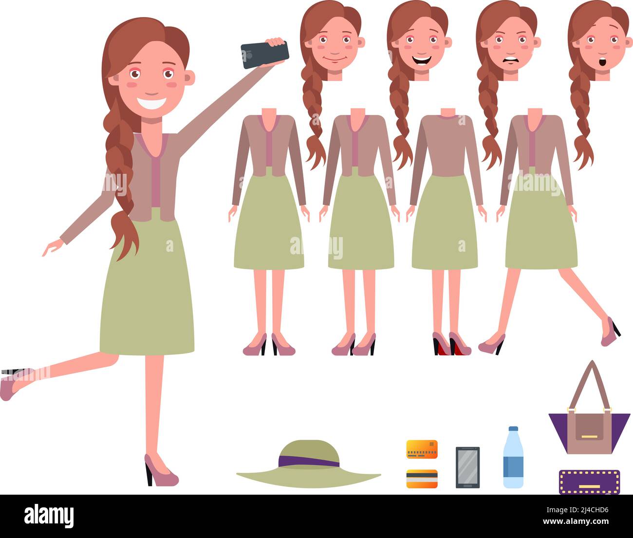 Stylish emotions Stock Vector Images - Alamy