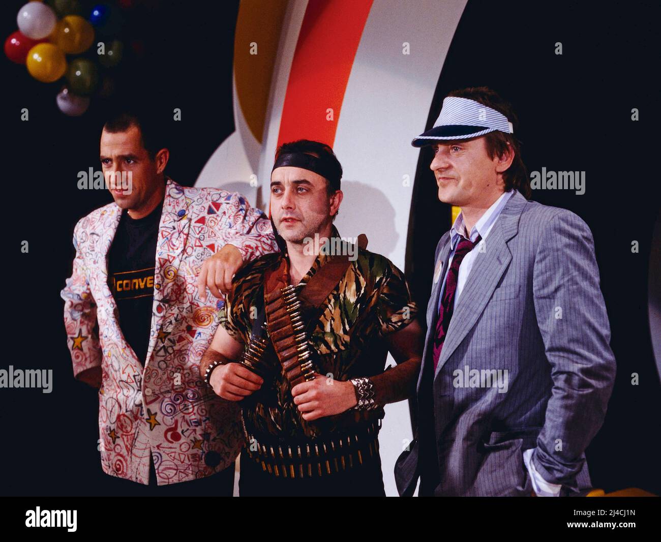 Trio, deutsche Band: Kralle Krawinkel, Peter Behrens, Stephan Remmler ...