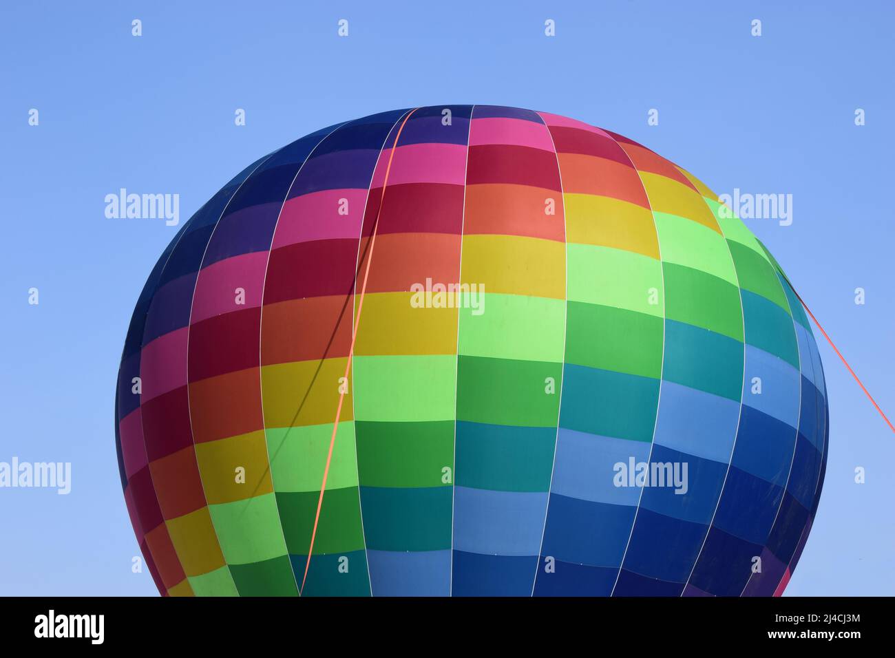 Colorful hot air balloons during airshow. Hot air balloon at the balloon festival Stock Photo ...