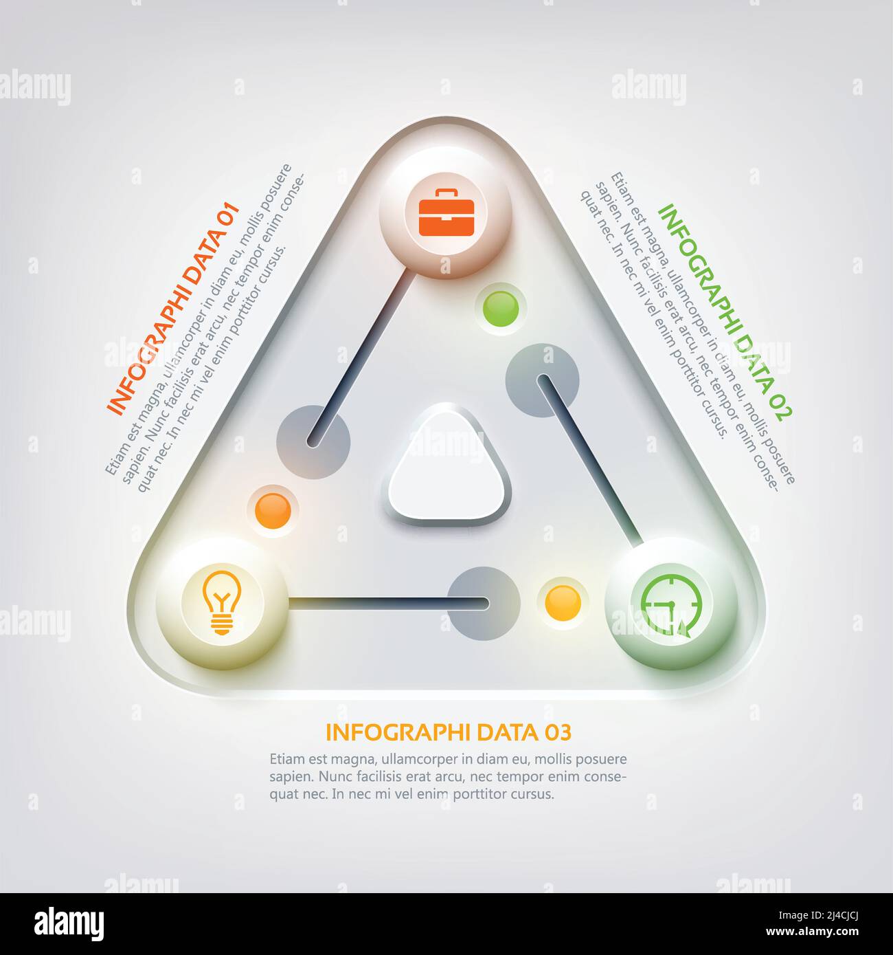 Abstract web infographic concept with triangle panel switch colorful ...