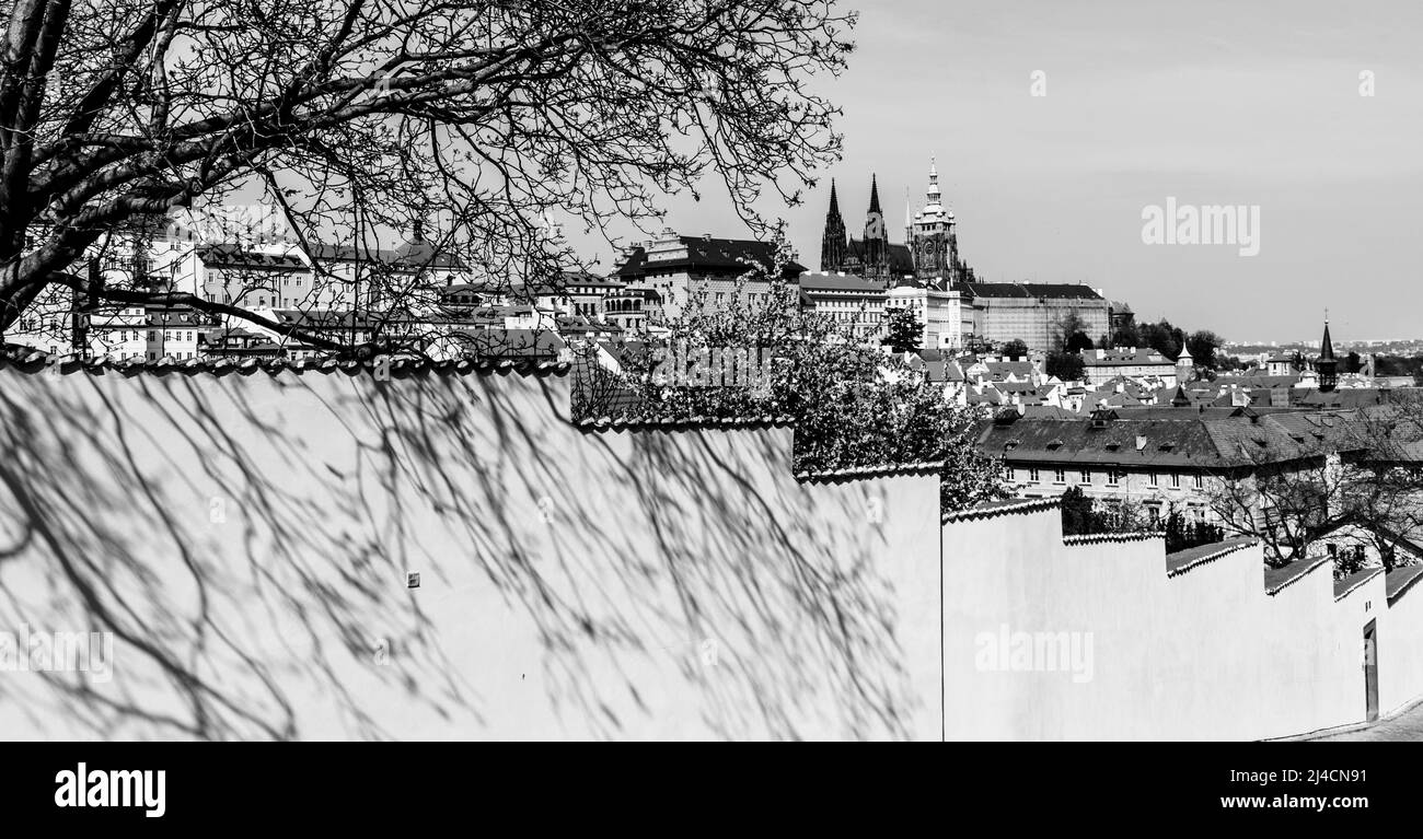 Sunny spring day on Black and White Stock Photos & Images - Alamy
