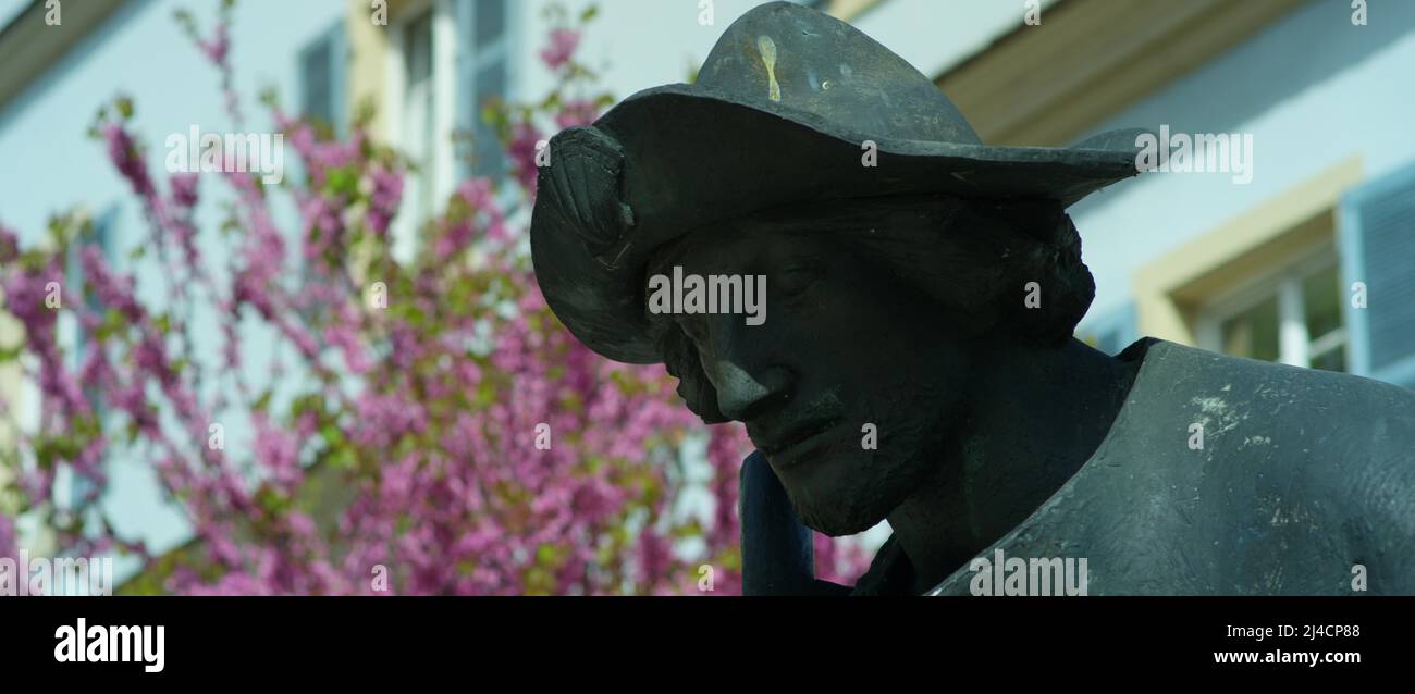 Statue pilgrims in Speyer, Germany Stock Photo - Alamy