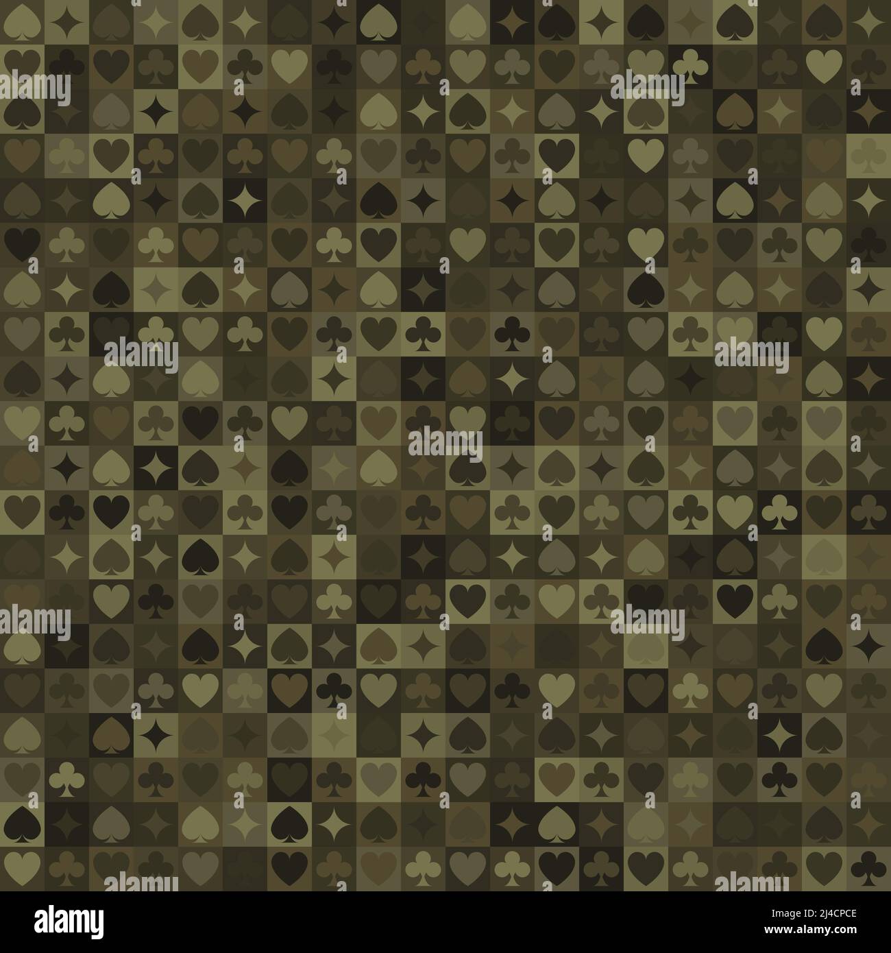 Vector playing cards suits seamless patterns. Backgrounds card suits ...