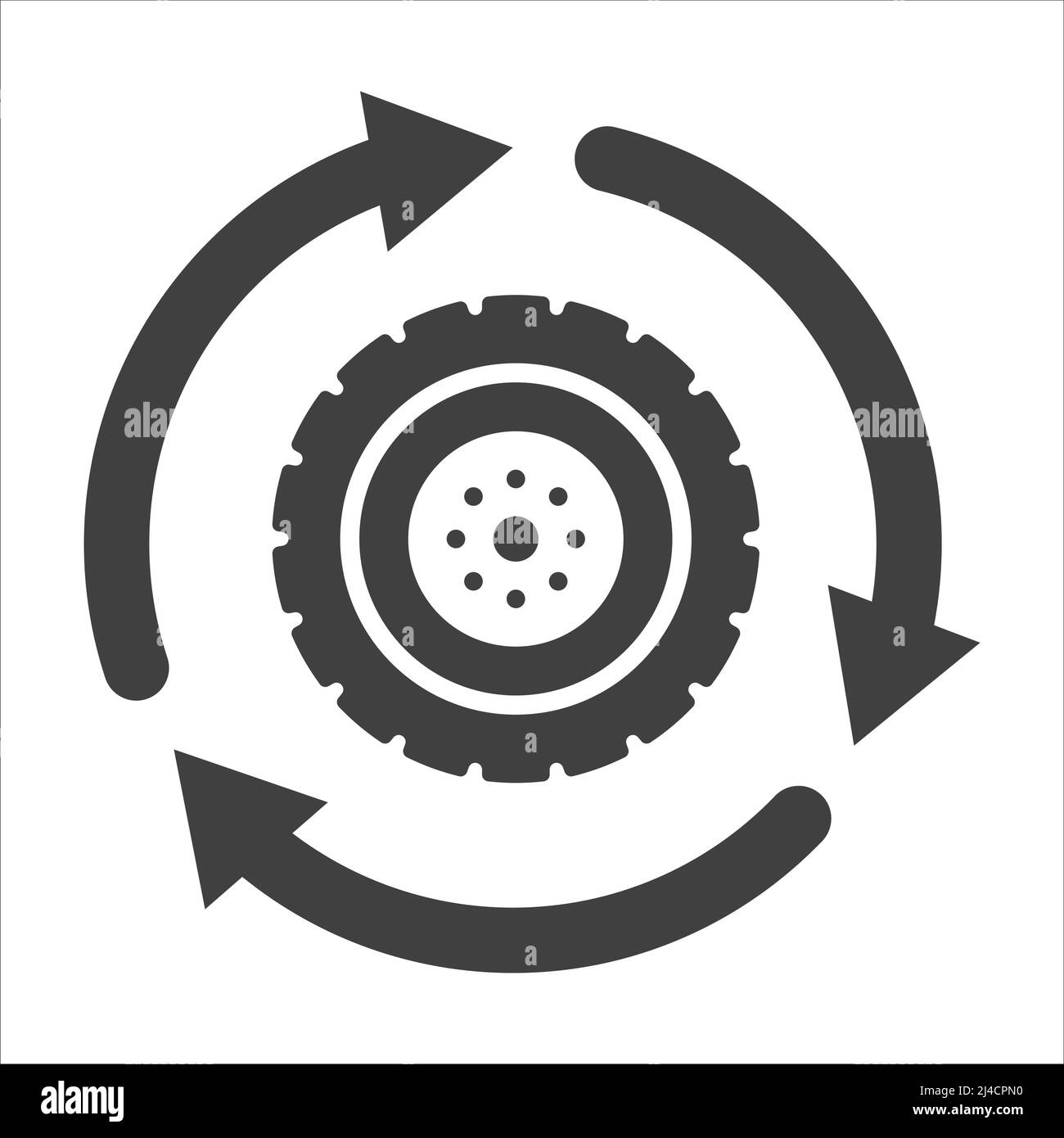 Tire Rotation Icon
