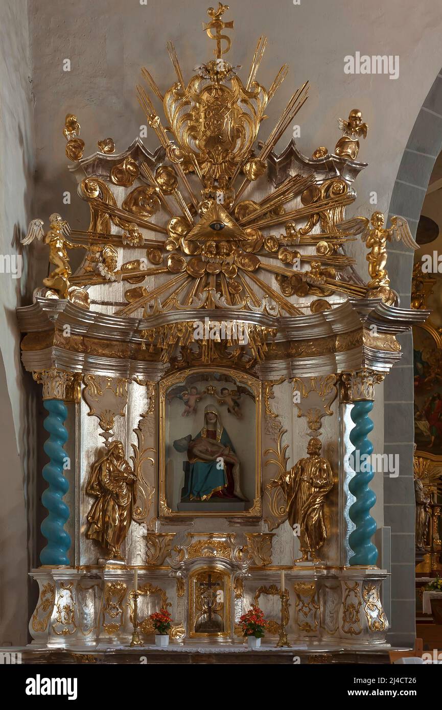 Altar of the Virgin Mary in the Church of the Assumption, Ostritz ...