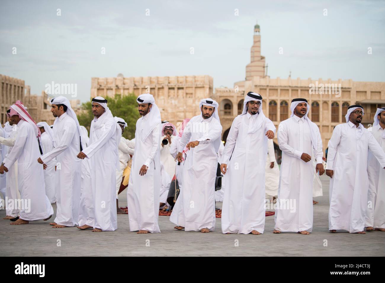 Doha,Qatar - April 22,2022: The performance of traditional Qatari music ...