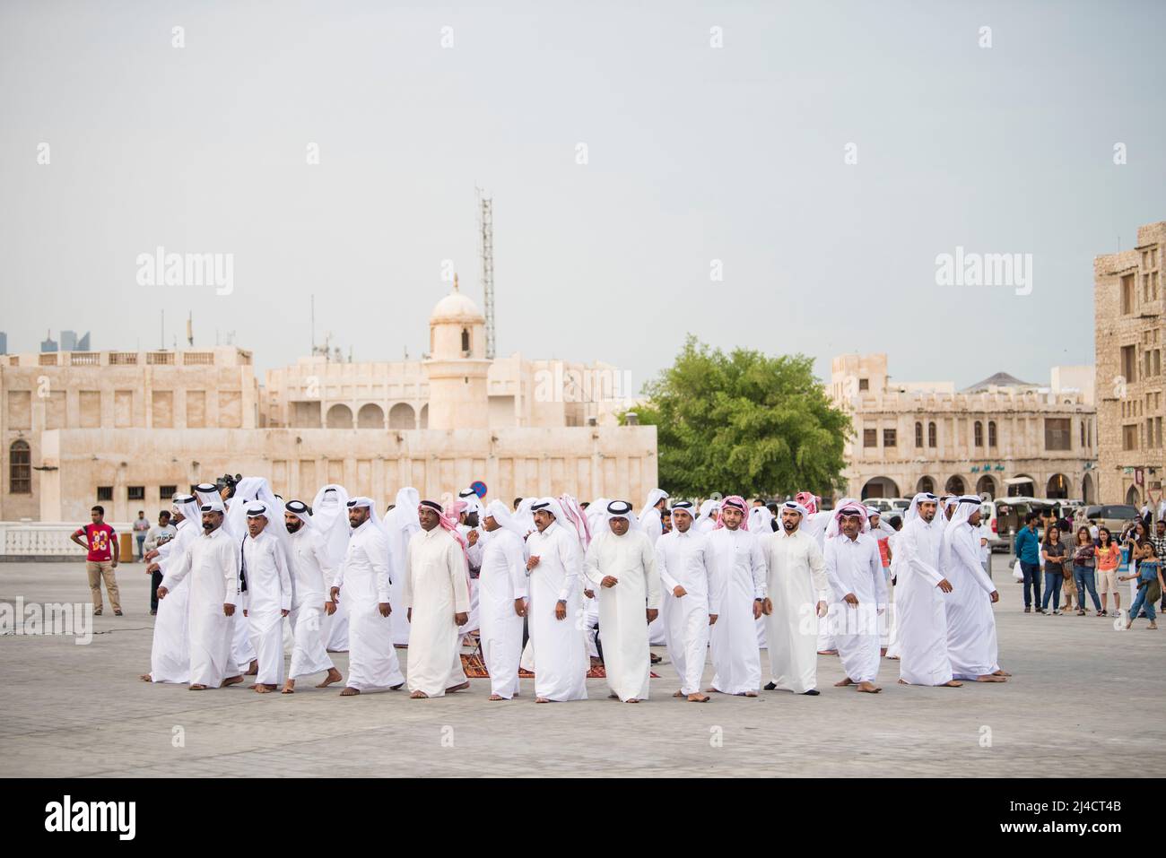 Doha,Qatar - April 22,2022: The performance of traditional Qatari music ...