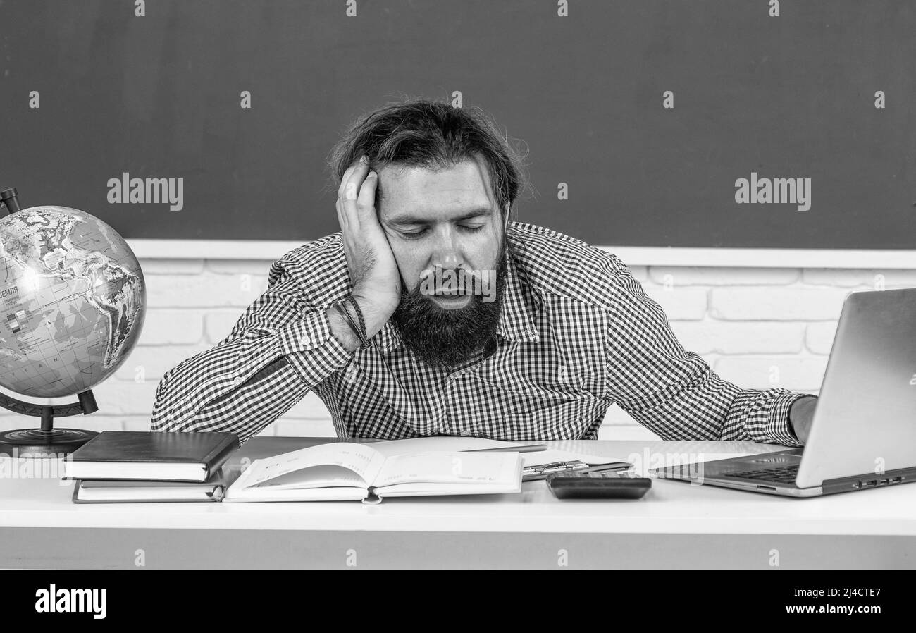 Students in classroom stressed hi-res stock photography and images - Alamy