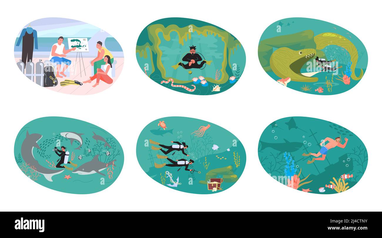 Scuba diver man fish Cut Out Stock Images & Pictures - Alamy