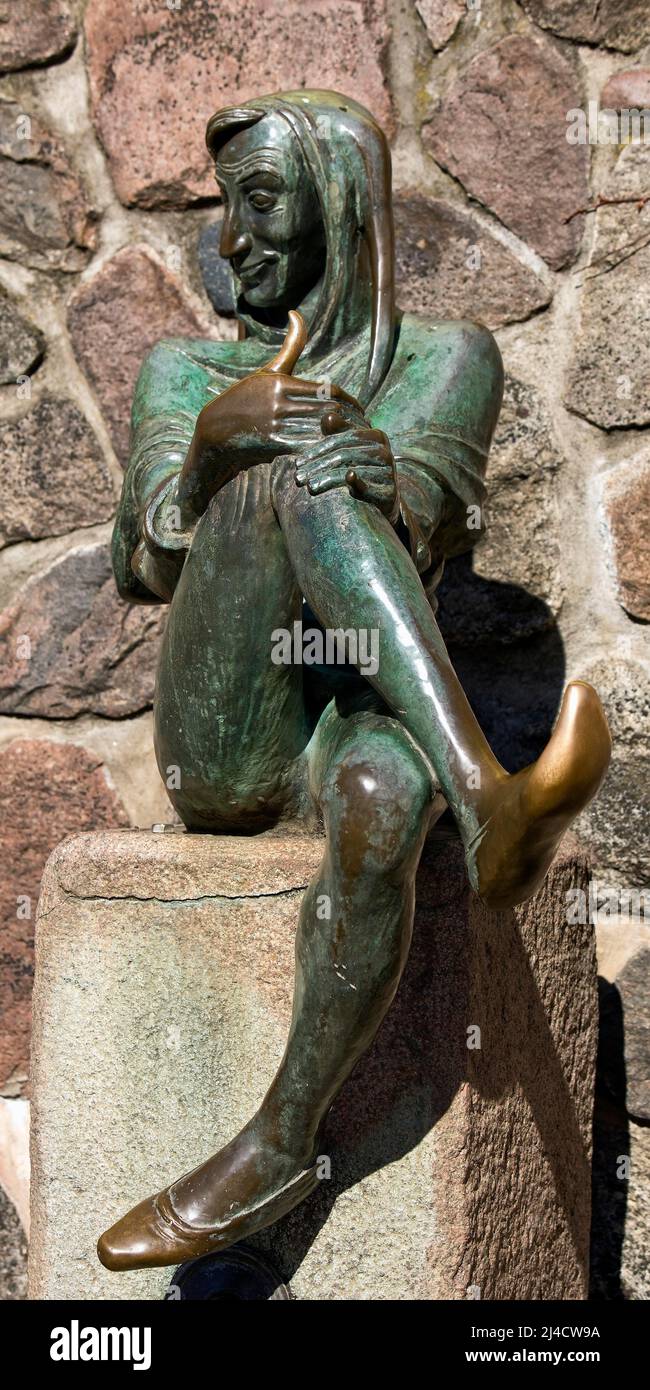 Spannende Till Eulenspiegel Figur Fotos