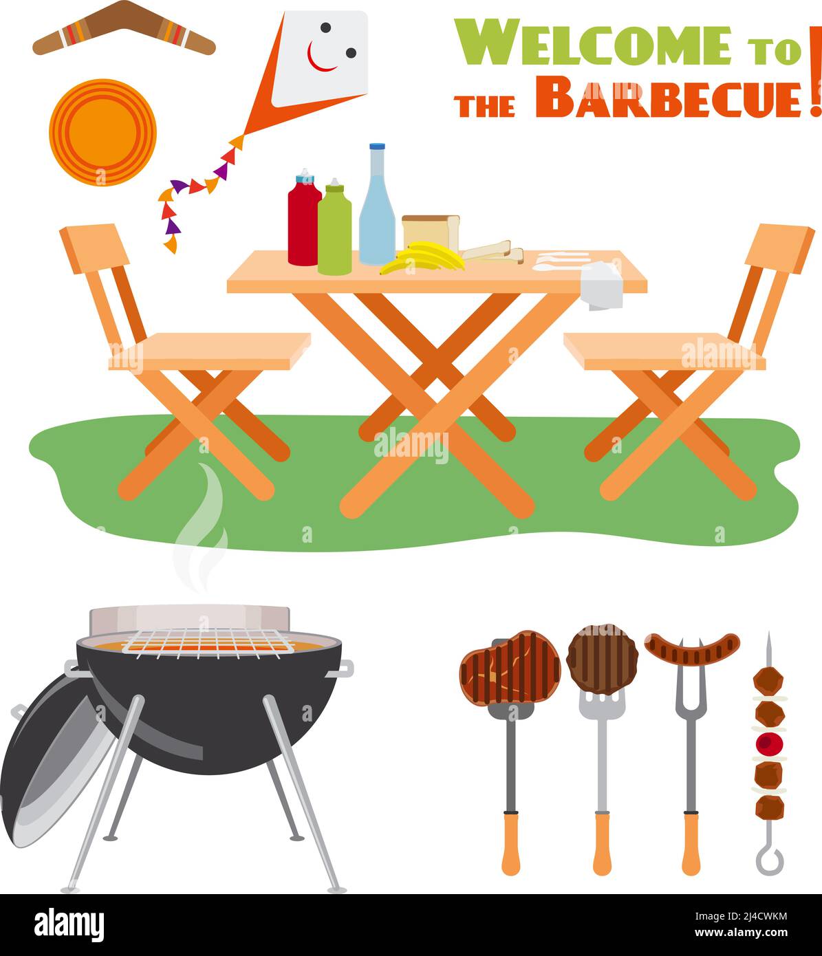 Backyard Bbq Clipart