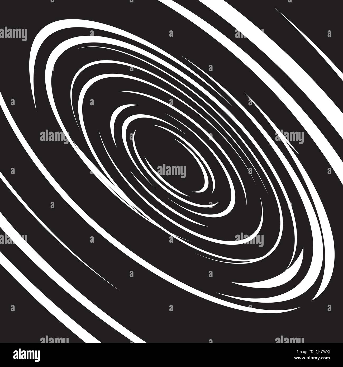 Vector swirl in cartoon comic style. Background curve decoration ...