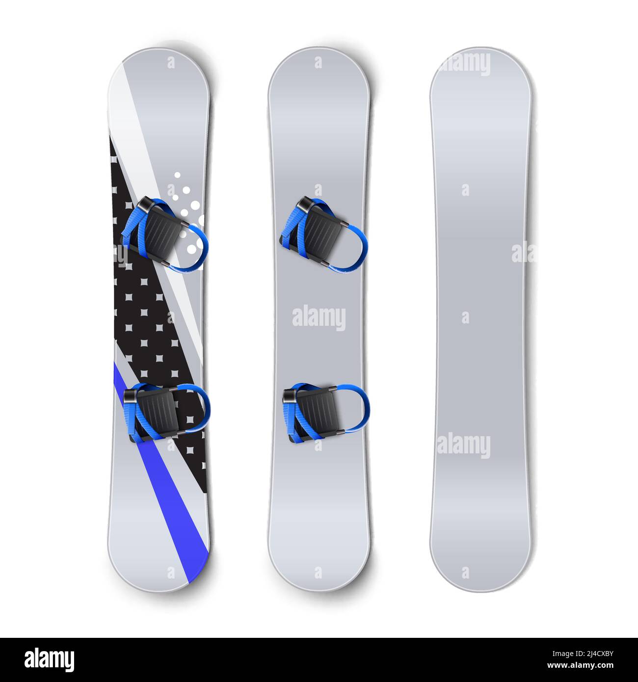 Snowboard binding white background Stock Vector Images - Alamy